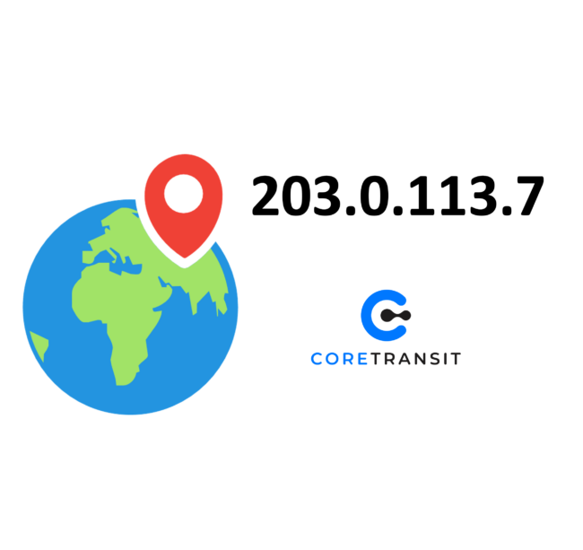 Mobile Static IP Address - Core Transit